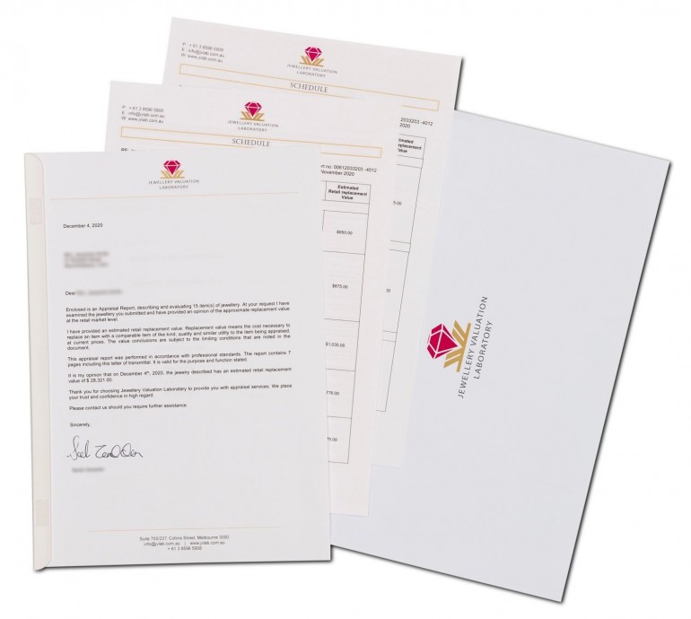 Valuation Certificate for Jewellery, Jewellery Valuation Cost